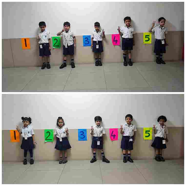 LKG Ordinal numbers activity