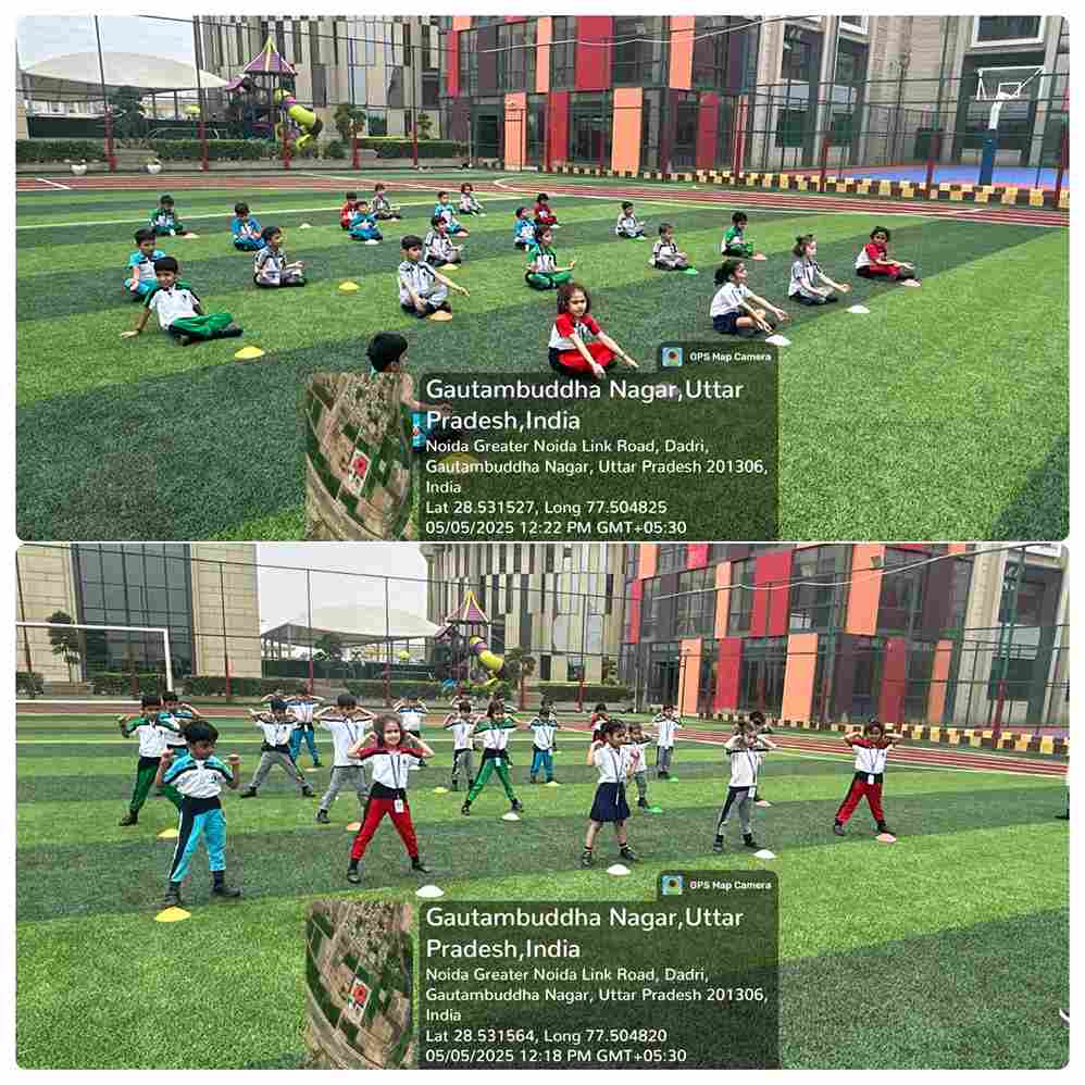 PT Drills & Stretching Exercises at Sparsh Global School