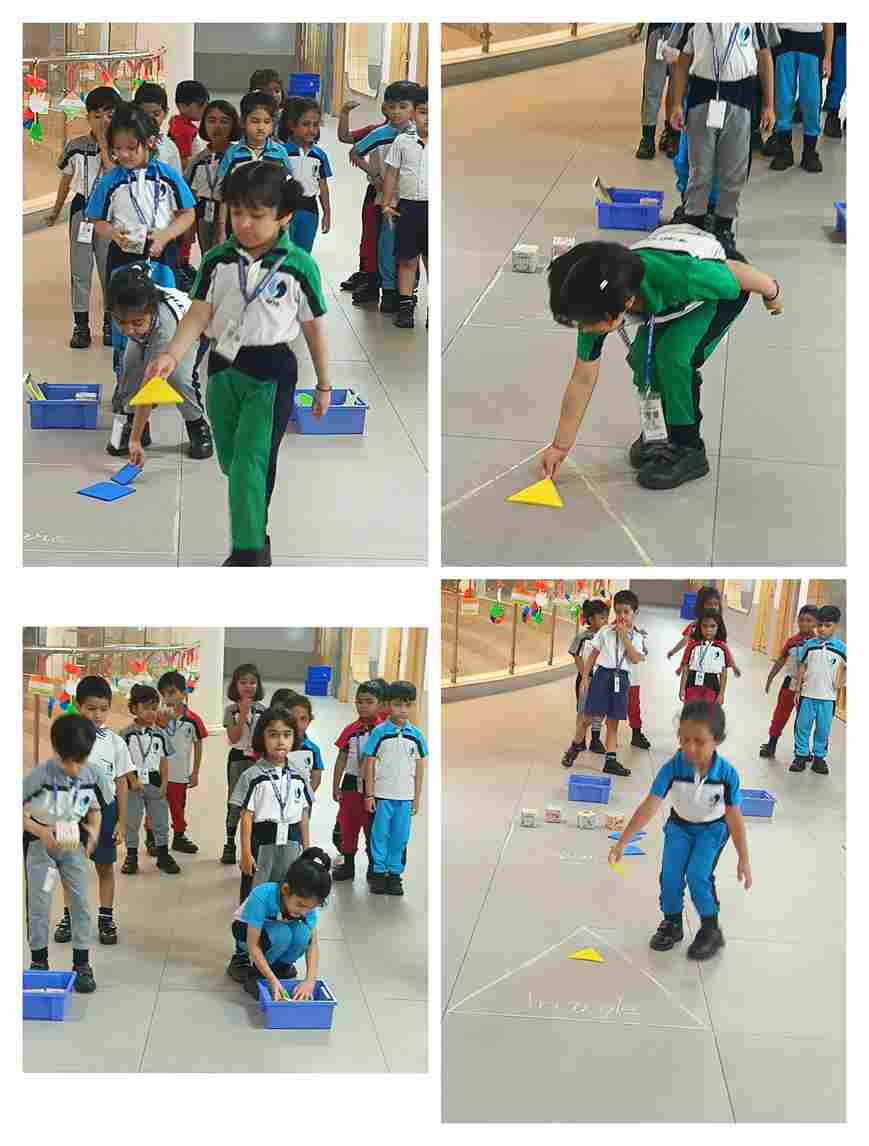 Experiential Learning Math Shape Sorting Activity LKG