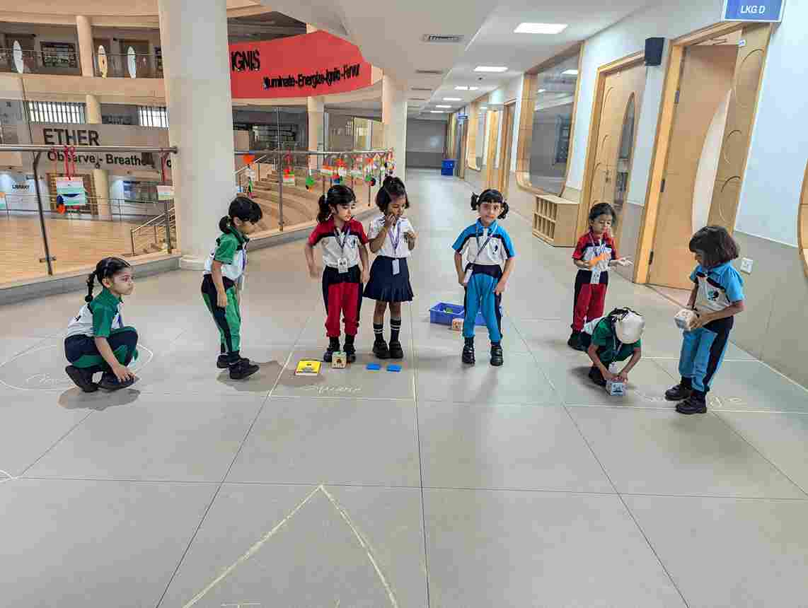 Experiential Learning Math Shape Sorting Activity LKG